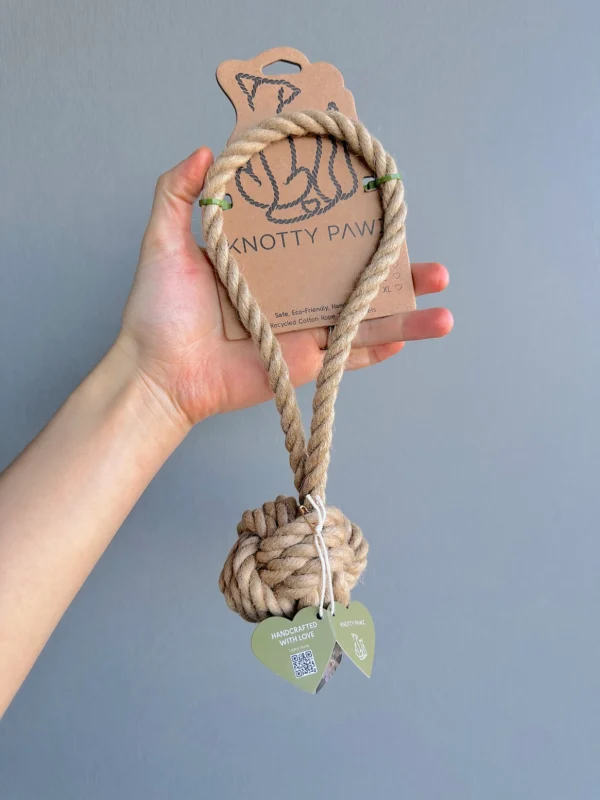 Knotty Pawz Hemp Rope Tug Toy - Hilton Butler, Inc.